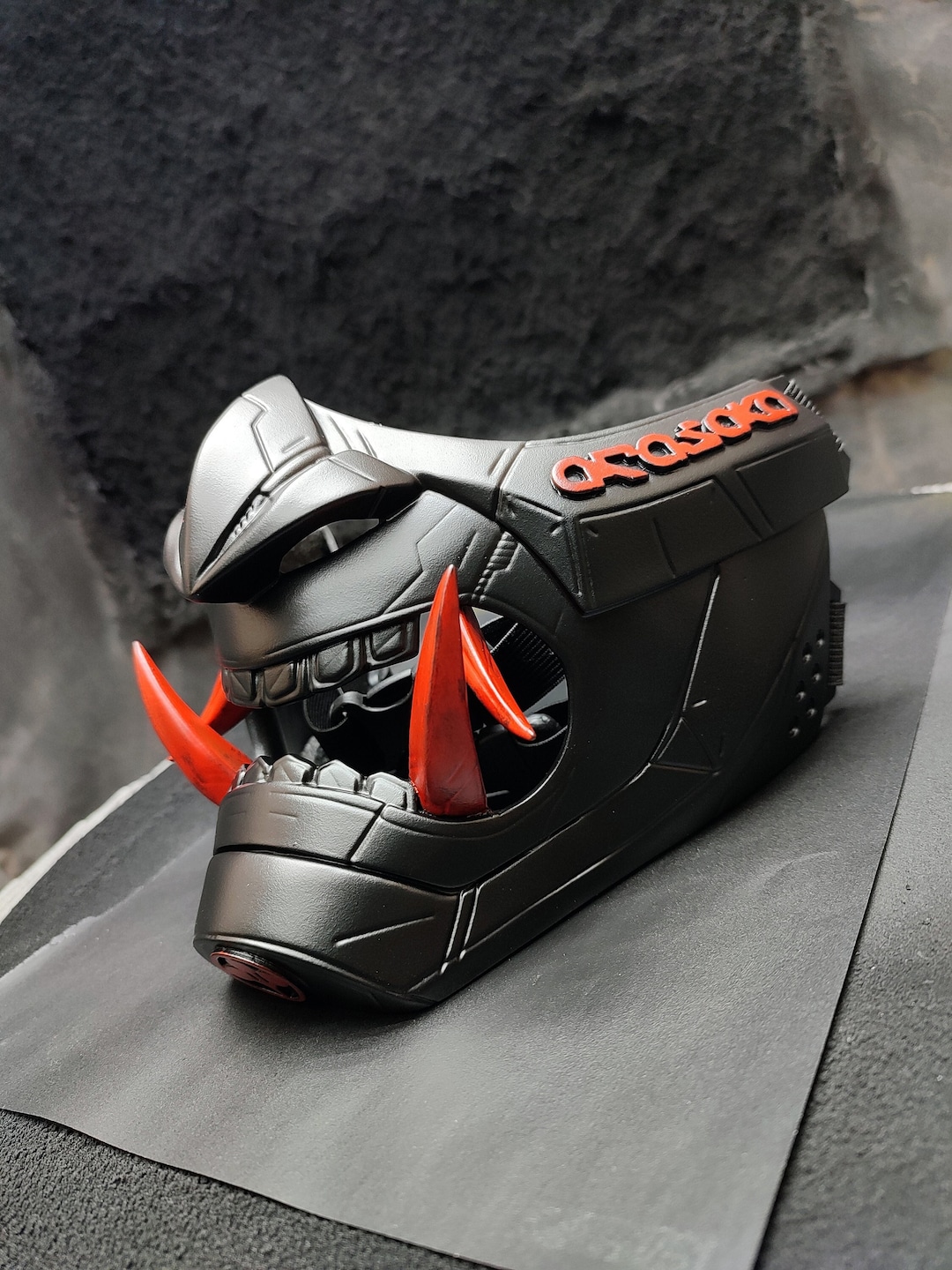 Cyber Samurai Custom Red Mask, Arasaka Mask Cyberpunk 2077 Style - Etsy