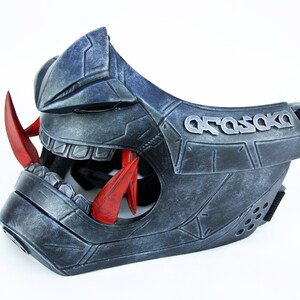 Cyber Samurai Red Fanged Mask, Arasaka Mask Cyberpunk 2077 Style - Etsy
