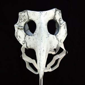 White Bone Plague Doctor Mask - Etsy