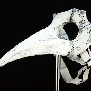 White Bone Plague Doctor Mask - Etsy
