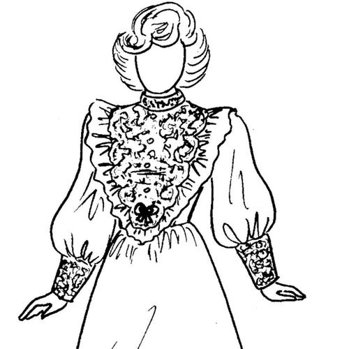 Barbie Dress Pattern Victorian Sweetheart by Ella Dehart - Etsy