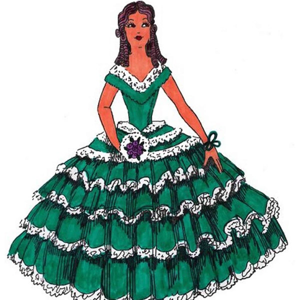 Crinoline Lady - Etsy