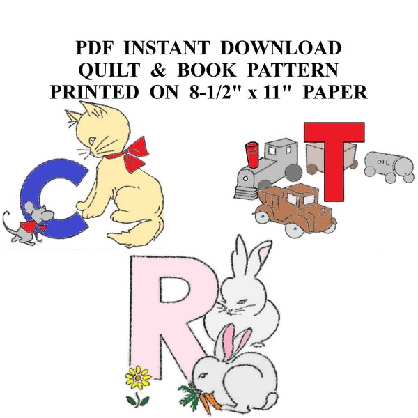 Alphabet Quilt - Etsy