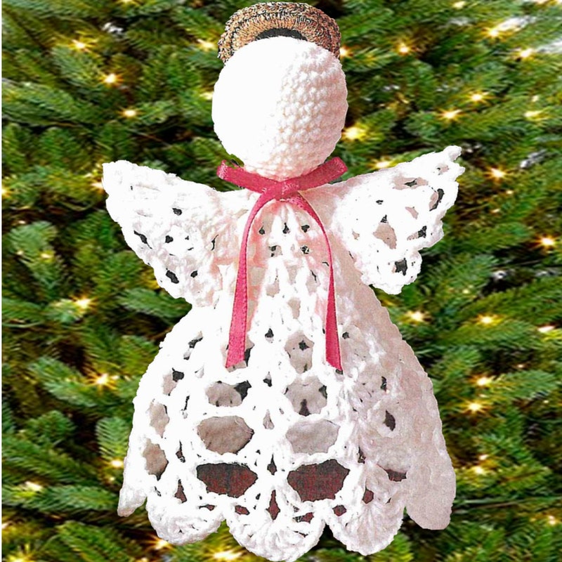 Crochet Angel Topper - Etsy
