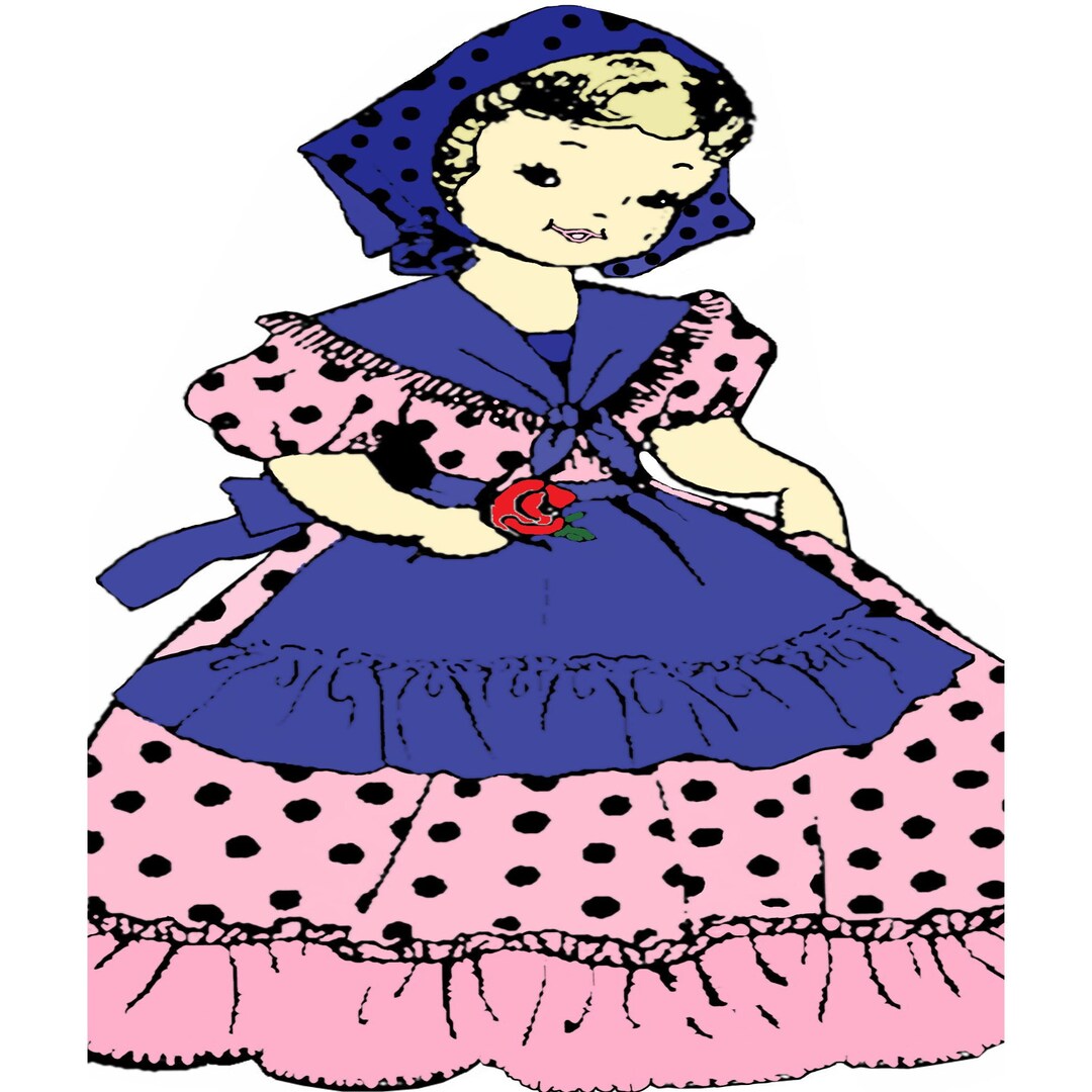 Toaster Cover or Bed Doll Vintage Sewing Pattern, PDF Digital Download ...