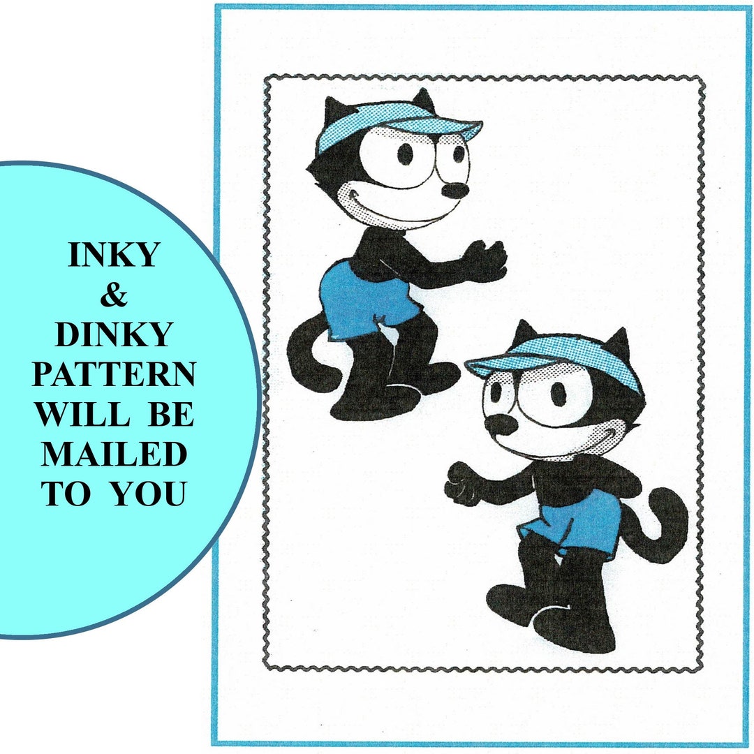 12 Inky & Dinky Cats, They're Felix the Cats Nephews - Etsy