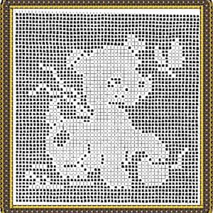 Baby Blanket Filet Crochet Pattern, 6 Baby Animals, PDF Instant ...