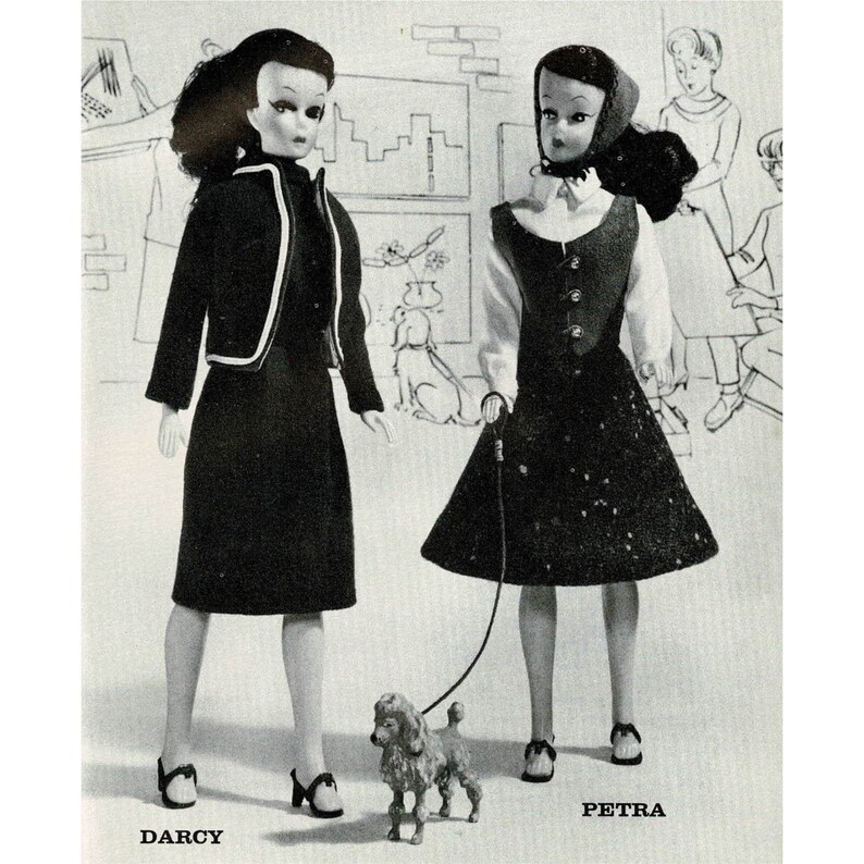 Doll Clothes Patterns Doll Wardrobe Book Knitting Patterns - Etsy