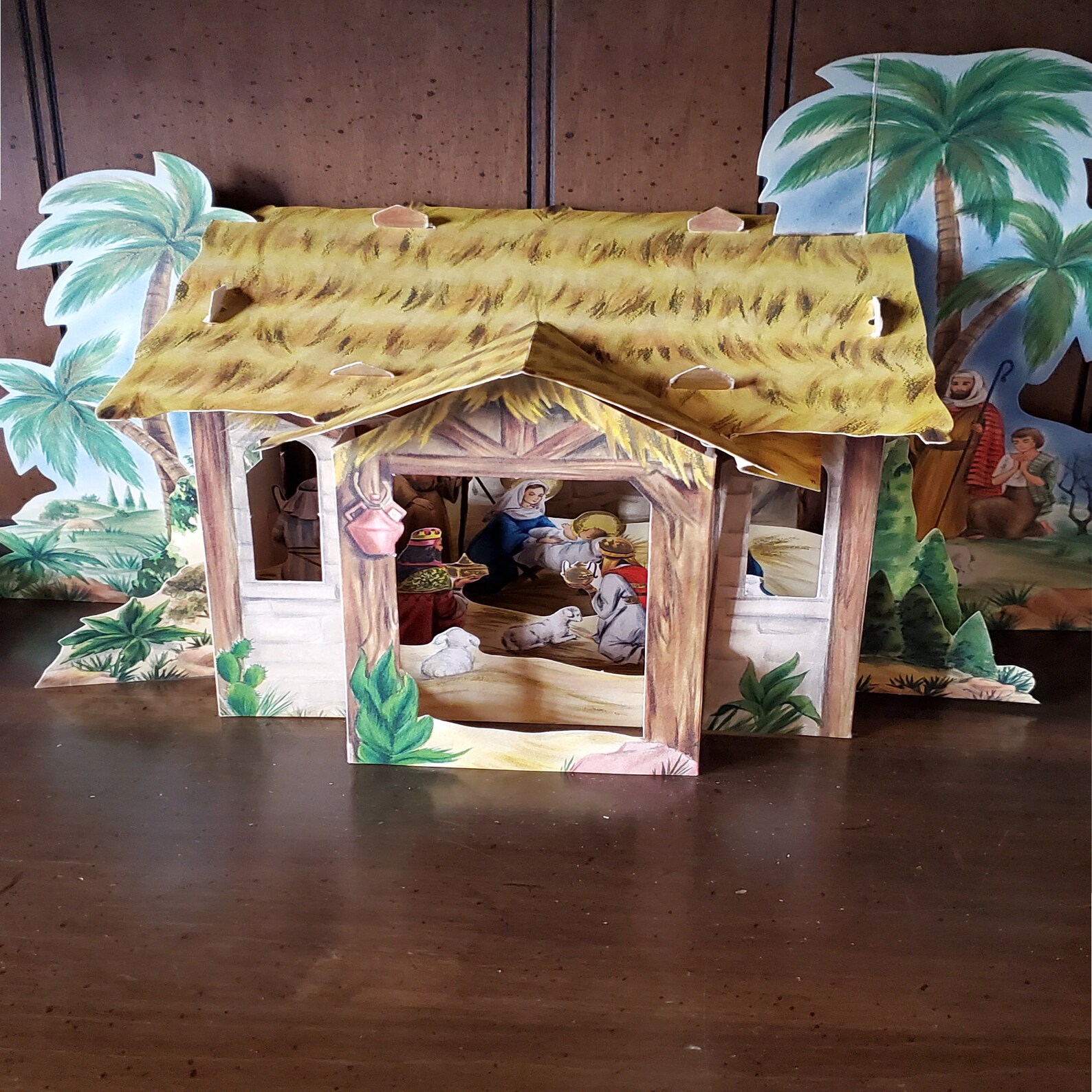 Vintage Hallmark Keepsake 3D Nativity Scene - Etsy