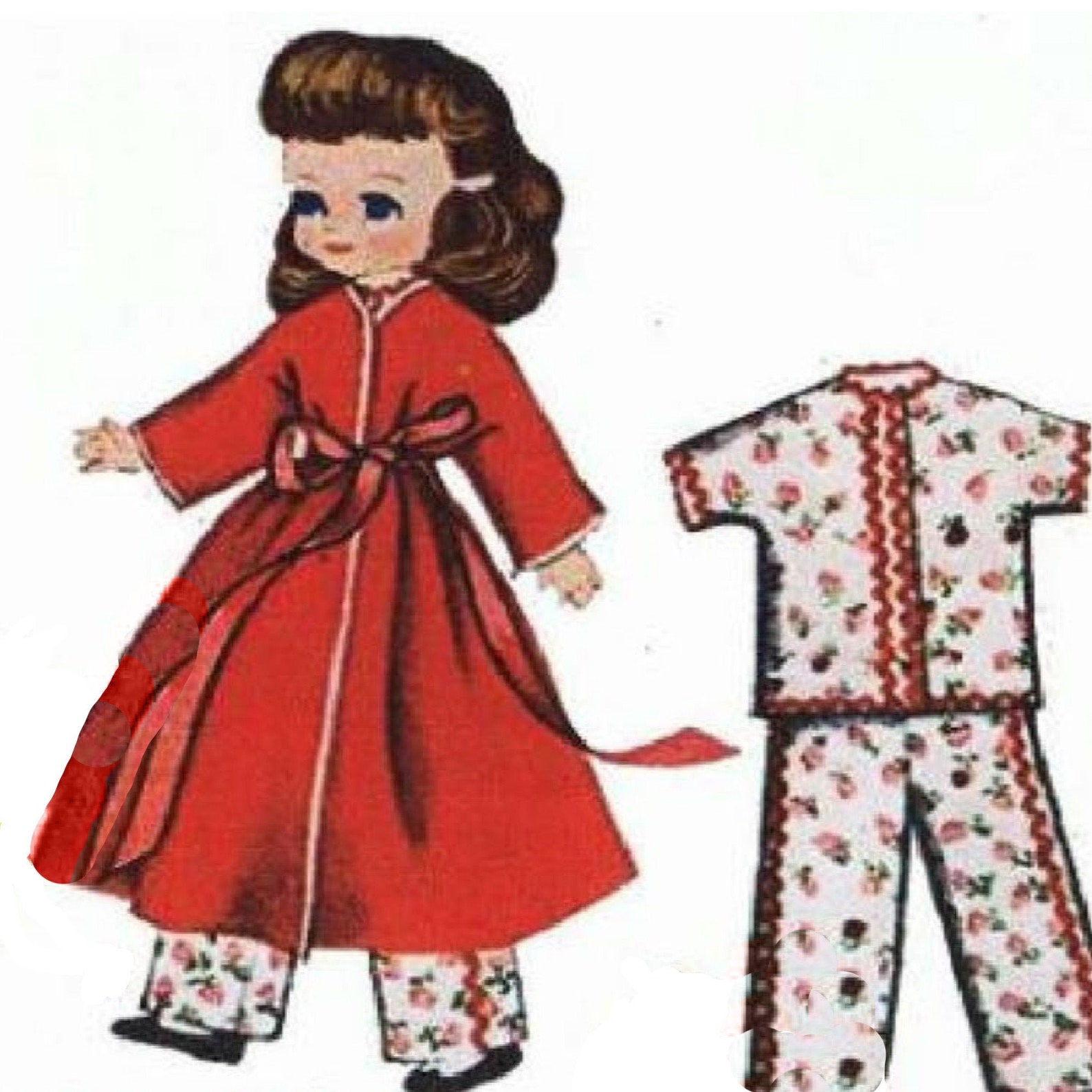 7-1/2 8 Doll Clothes Pattern Mccall's 2239 | Etsy