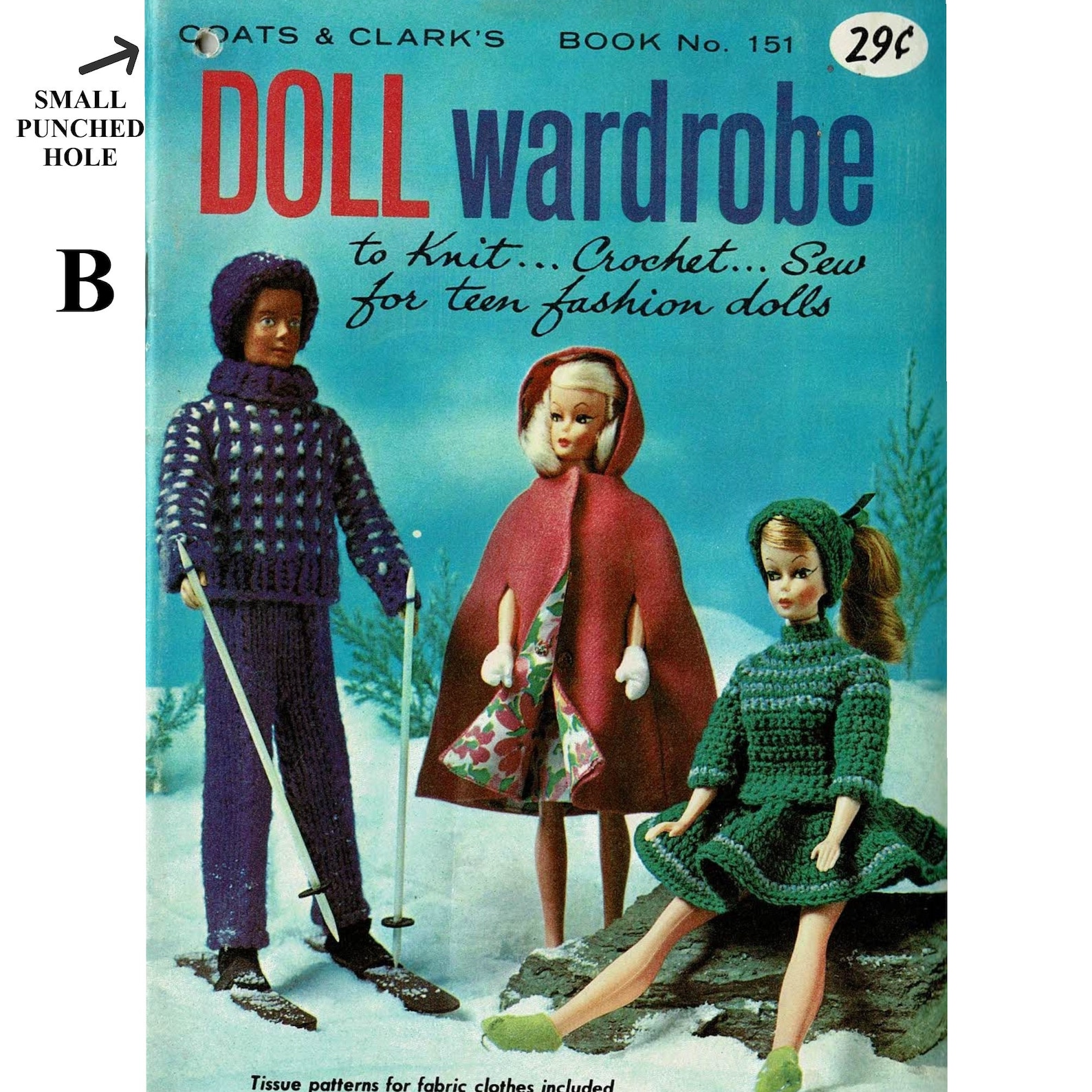 Doll Clothes Patterns Doll Wardrobe Book Knitting Patterns - Etsy