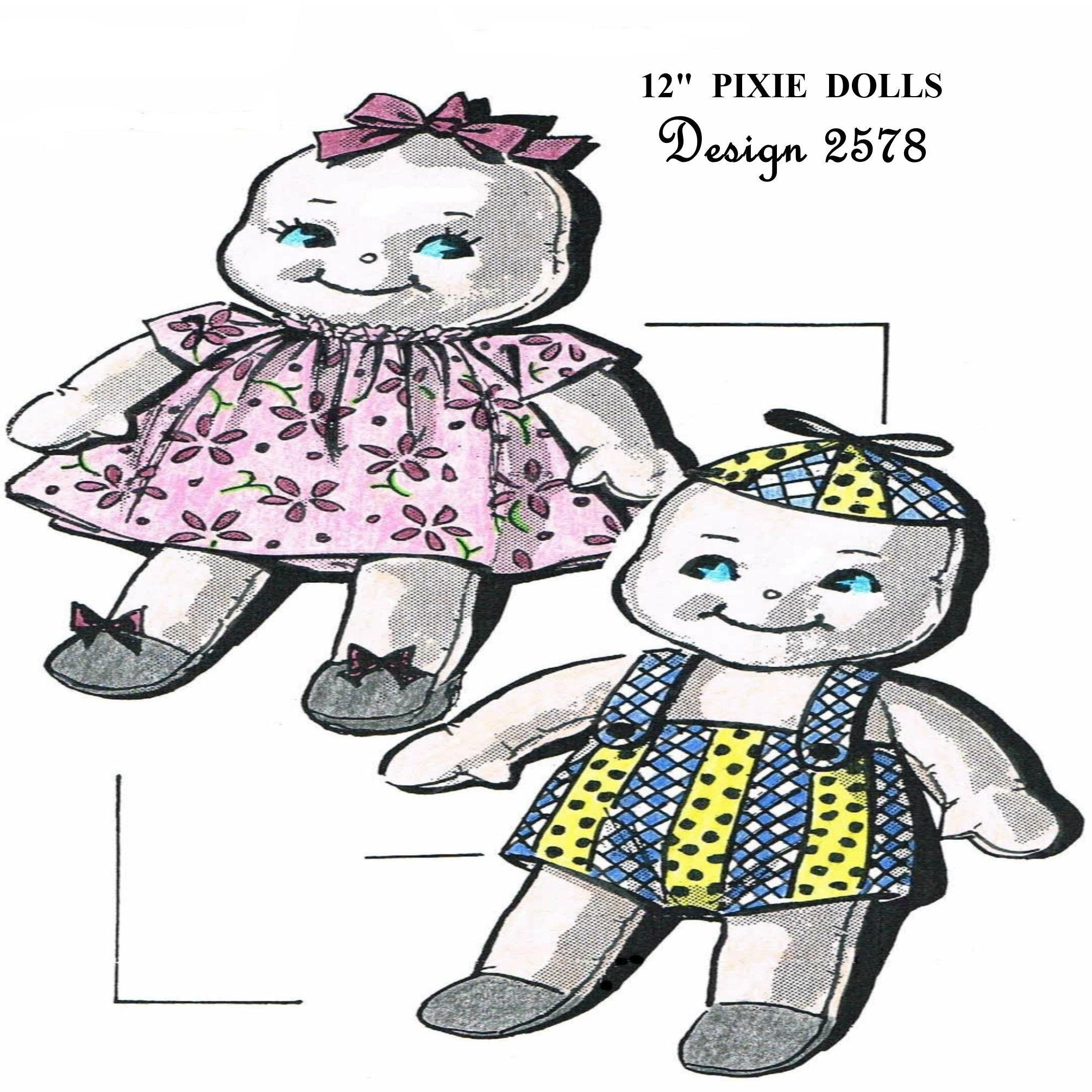 12 Pixie Dolls Sewing Pattern PDF Digital Download - Etsy Canada