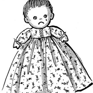 13" Topsy Turvy Doll Pattern - Happy & Tearful, Vintage Sewing Pattern ...