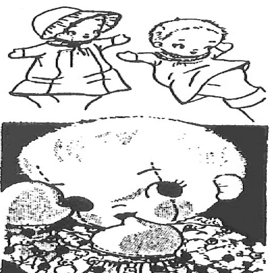 Baby Doll Hand Puppet, Doll Pattern, Vintage Pattern, Vintage Sewing ...