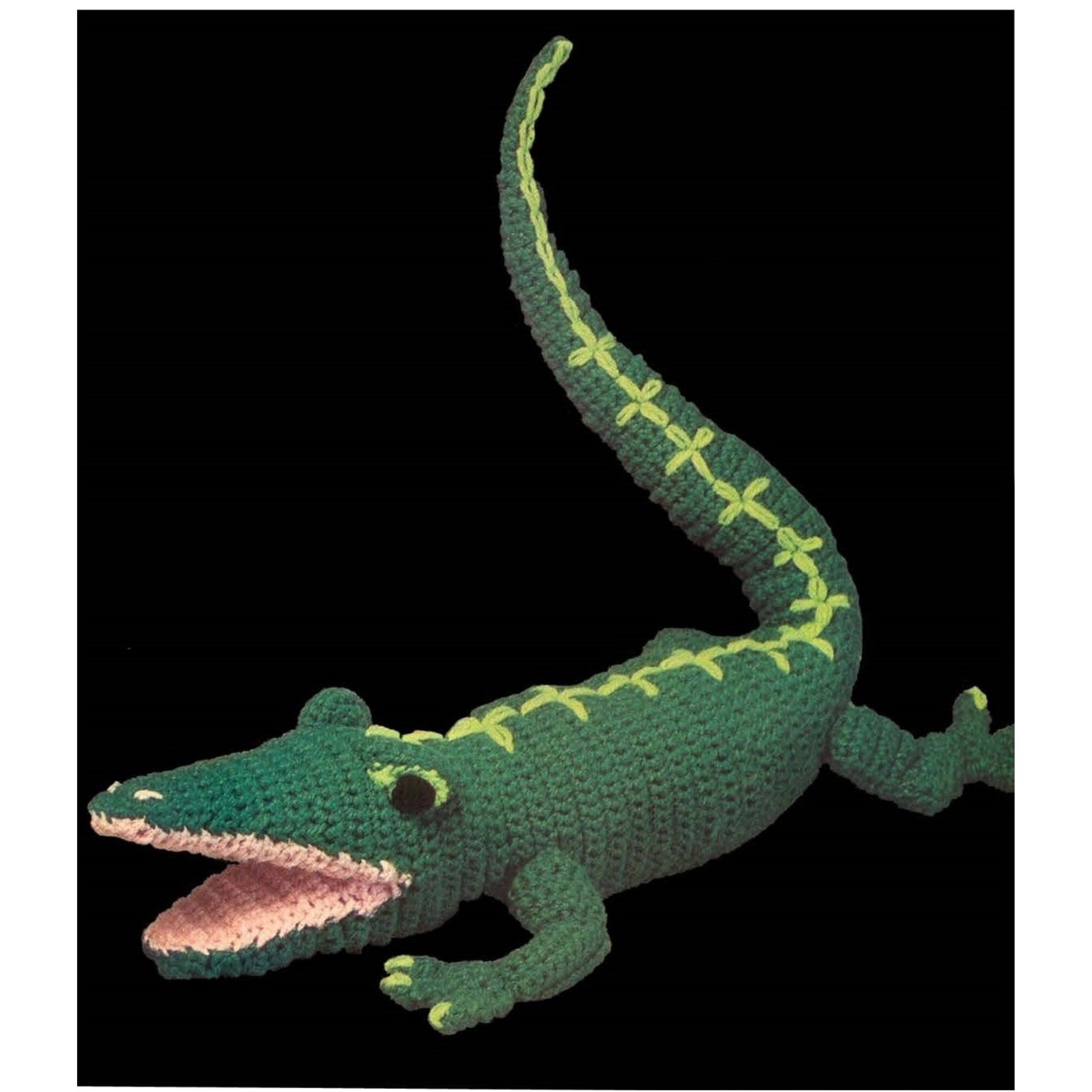 Amigurumi Alligator Crochet Pattern Vintage Crochet PDF Digital ...