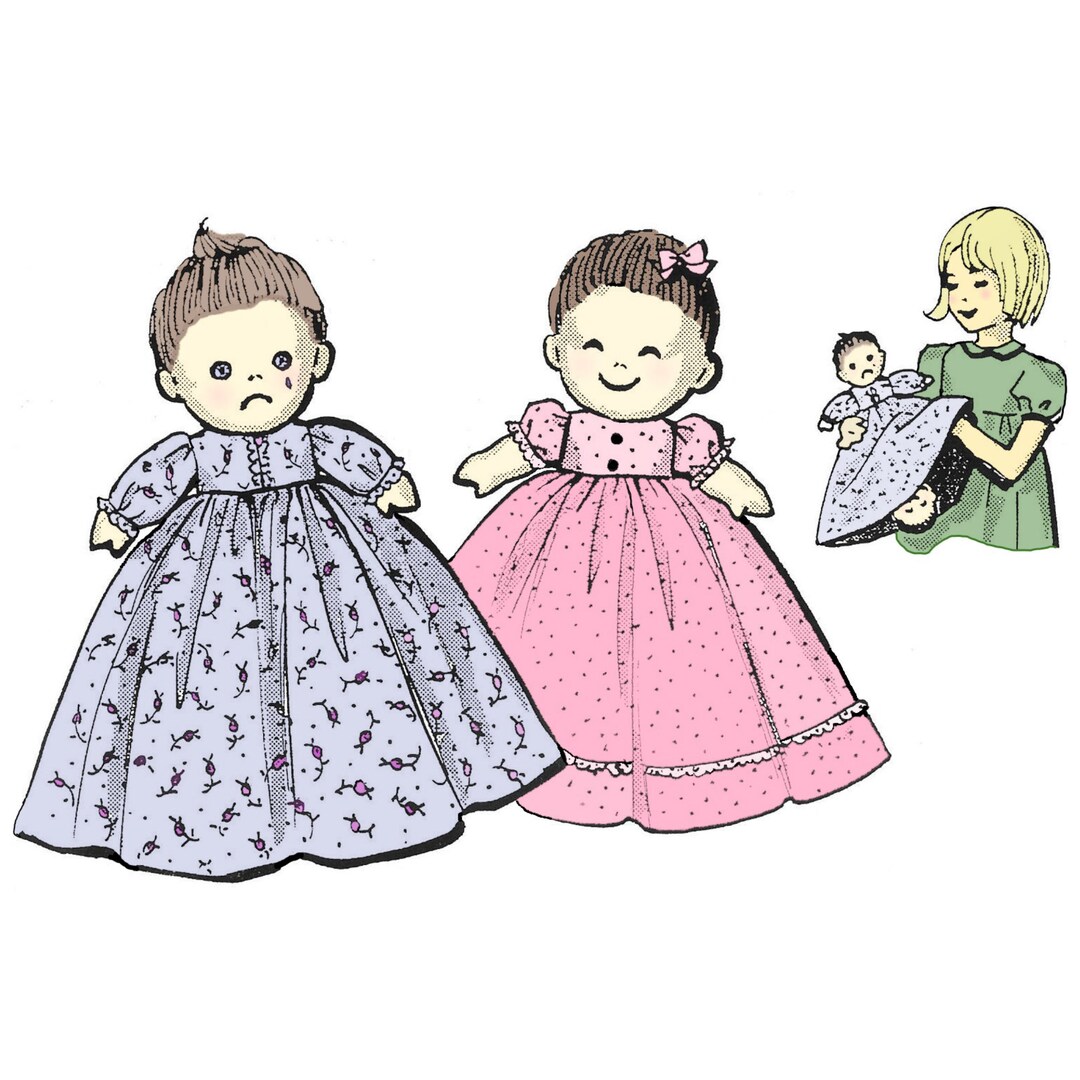 13 Topsy Turvy Doll Pattern Happy & Tearful Digital Download Vintage ...