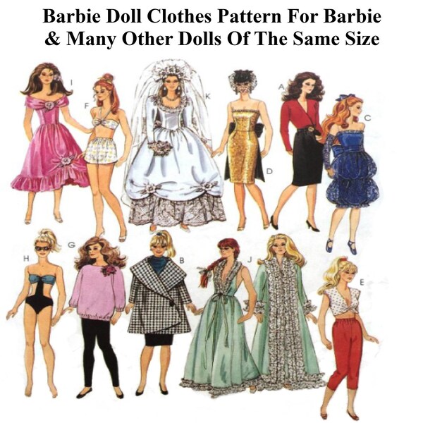 Barbie Pattern - Etsy