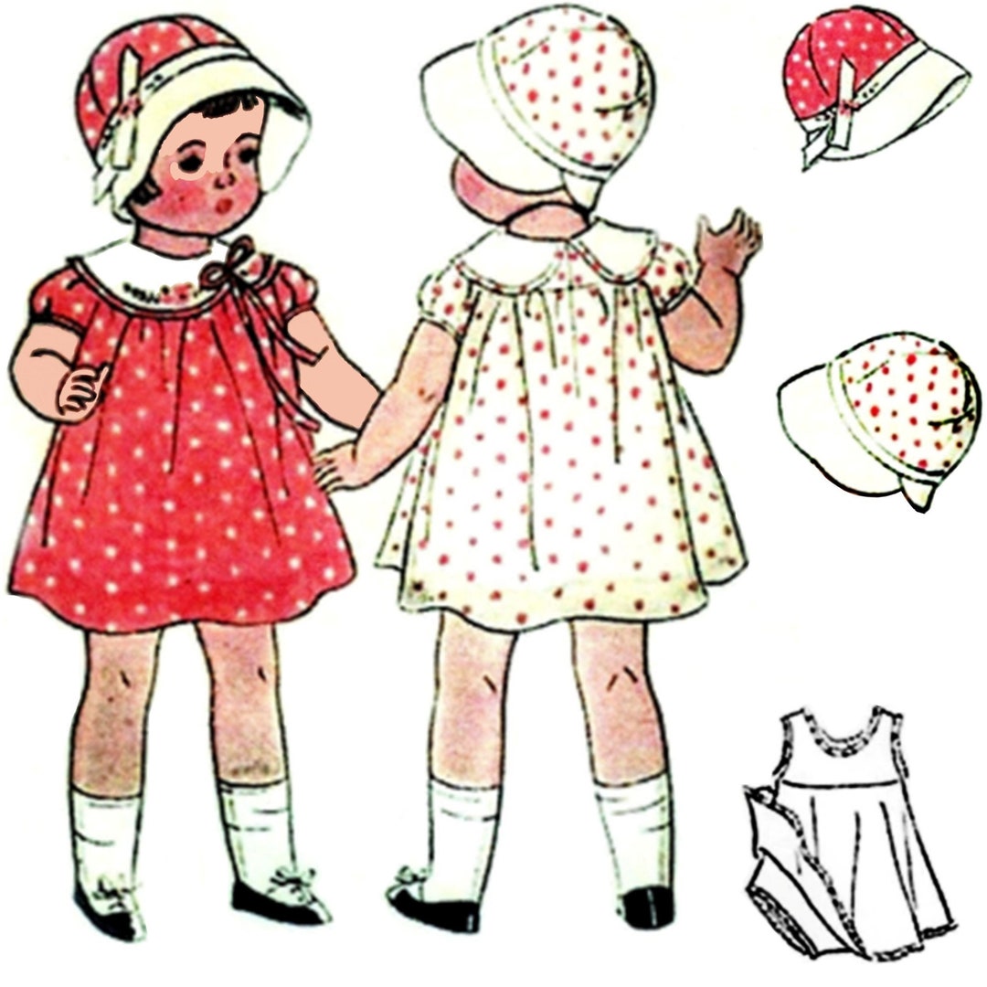 22" Shirley Temple & Patsy Lou Doll Clothes Sewing Pattern, Vintage ...