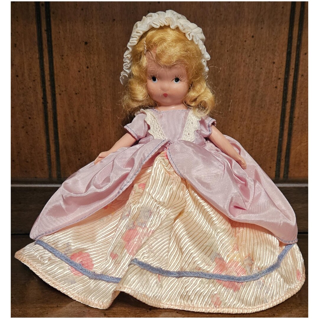 5-1/2 Inch Colonial Dame, Number 56, A Vintage Nancy Ann Storybook Doll ...