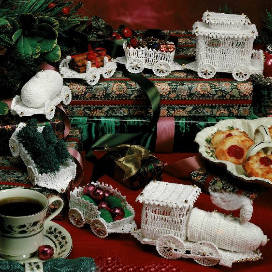 Train Crochet Pattern Includes Locomotive, Caboose & 5 More Cars PDF ...