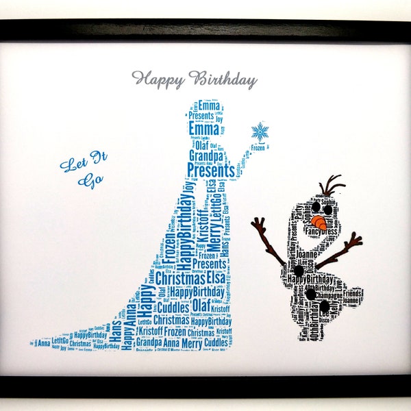 Frozen Picture Frame - Etsy