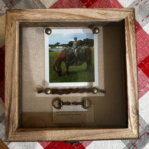 Equine Memorial Shadowbox - Etsy