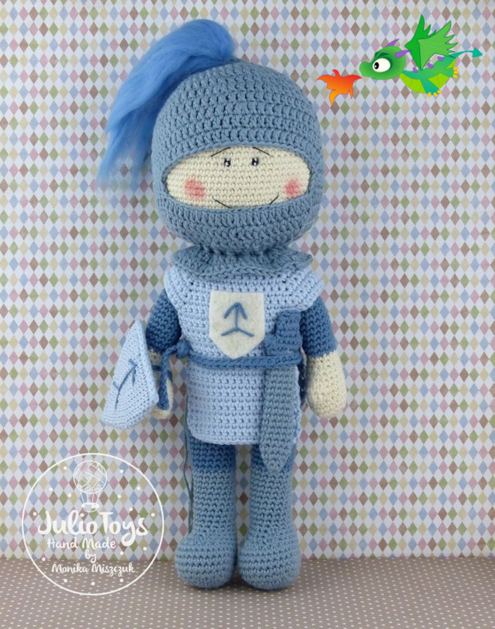 Crochet Knight PDF Pattern - Etsy