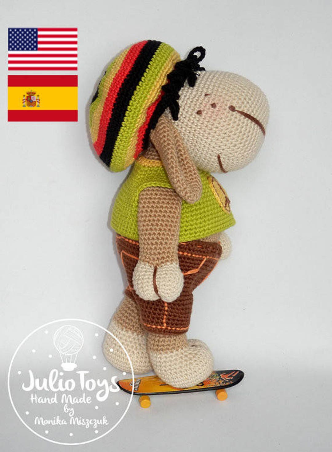 Crochet Rasta Sheep - PDF Pattern - Etsy