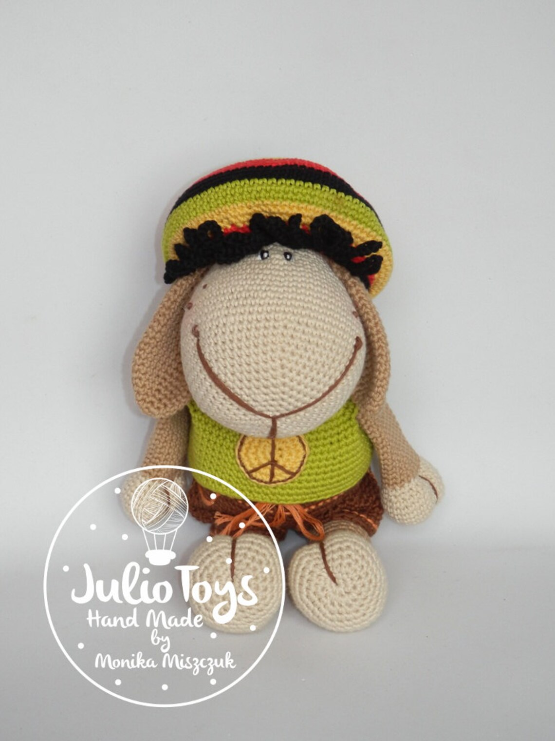 Crochet Rasta Sheep PDF Pattern - Etsy