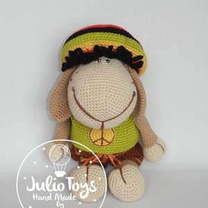 Crochet Rasta Sheep - PDF Pattern - Etsy