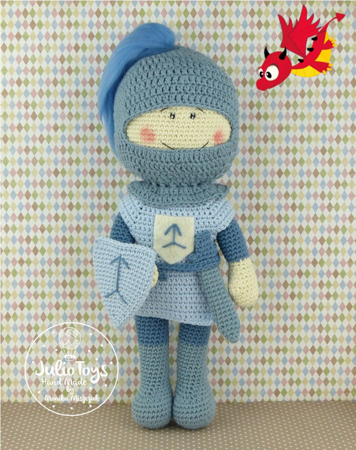 Crochet Knight PDF Pattern - Etsy