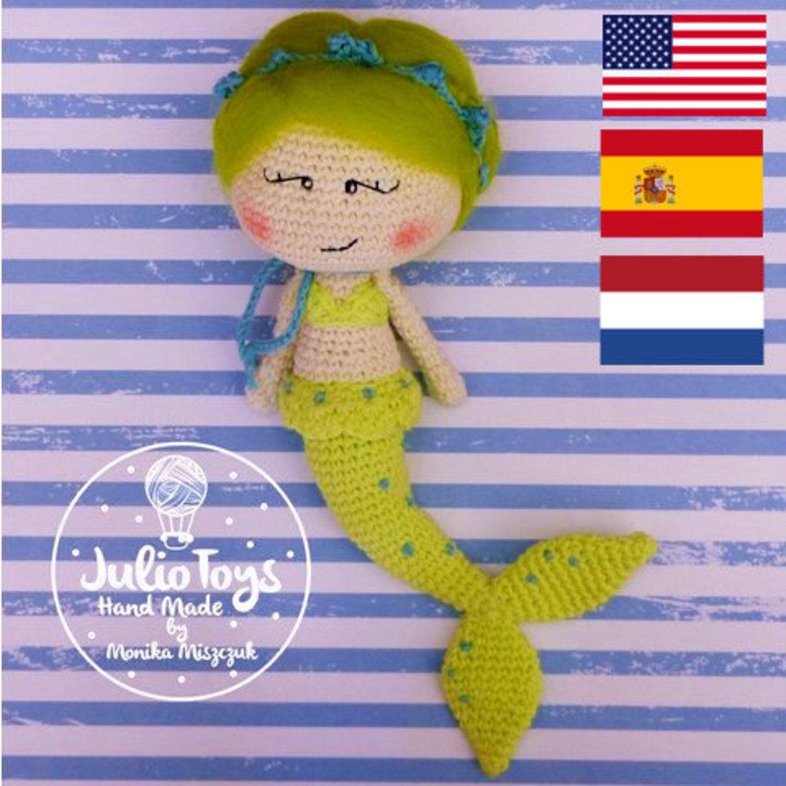 Little Mermaid PDF Pattern - Etsy