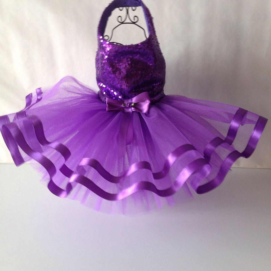 Dog Dress Turquoise Sequinned Tu Tu Party Dress for Small Breed Dogs ...