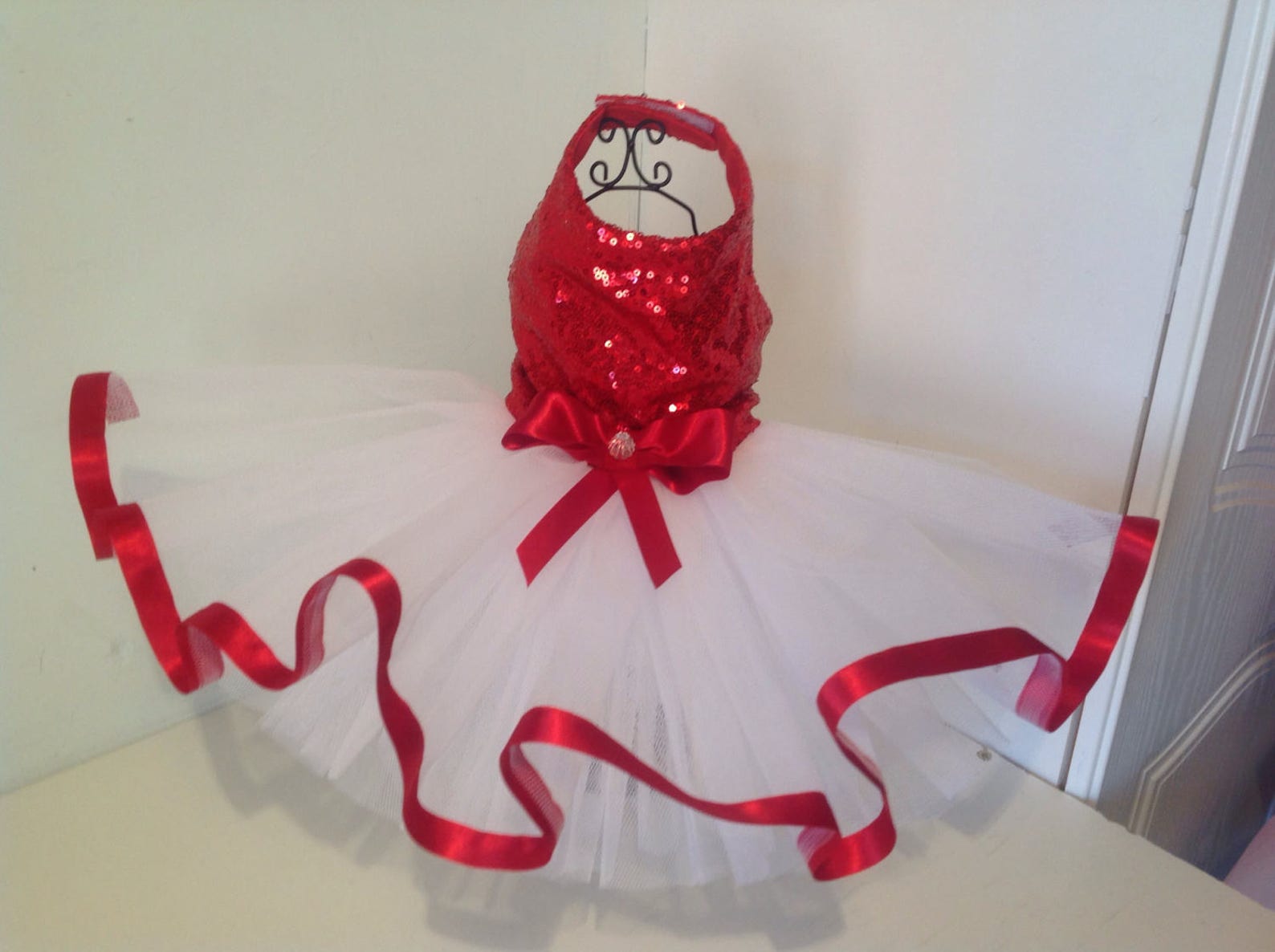 Red Sequinned Tutu for Dogs for Small Breed Dogs Designer Dog | Etsy