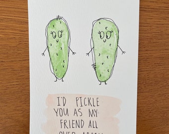 Pickle Card | Etsy