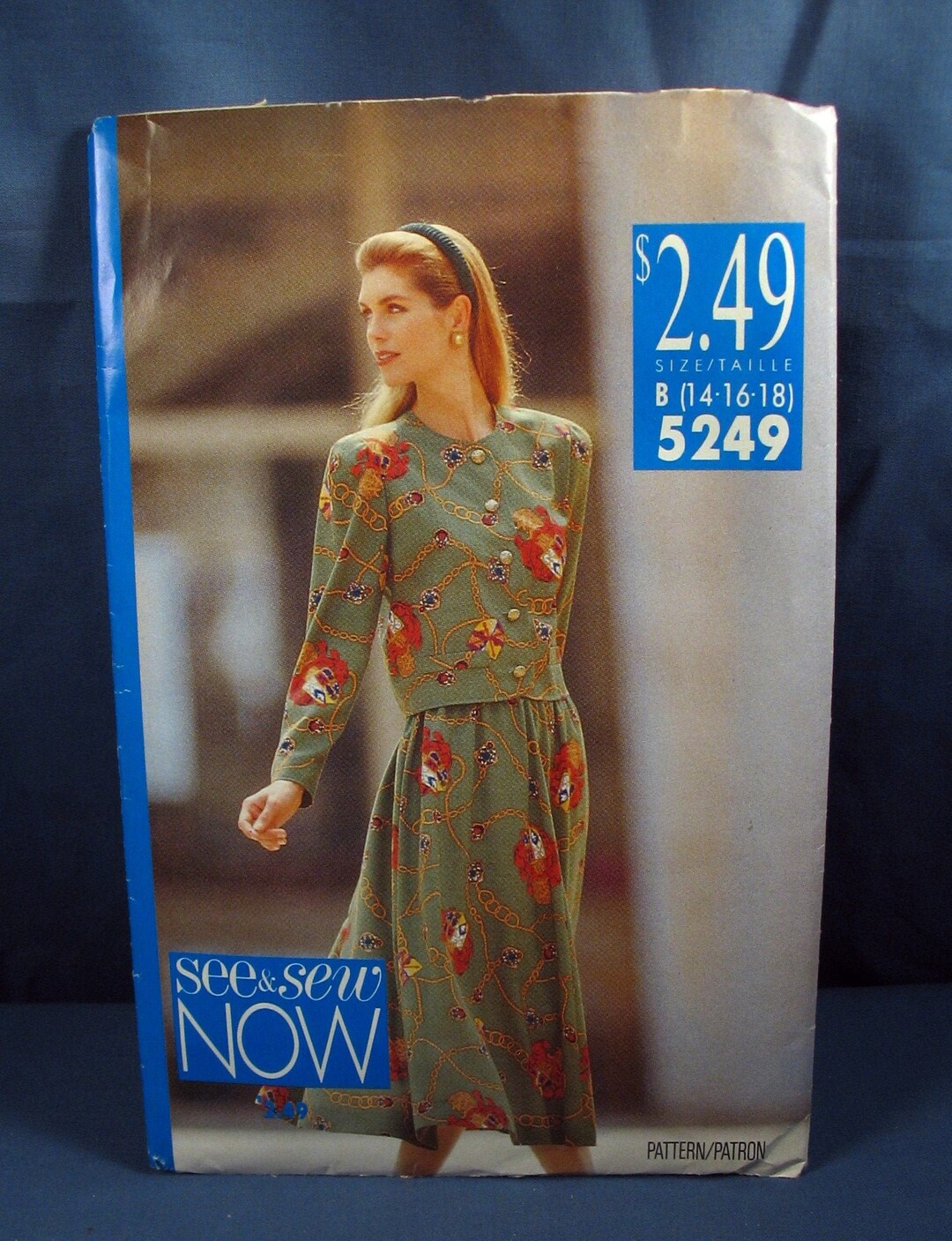 Vintage Butterick See and Sew Now Pattern 5249 Misses Top and - Etsy