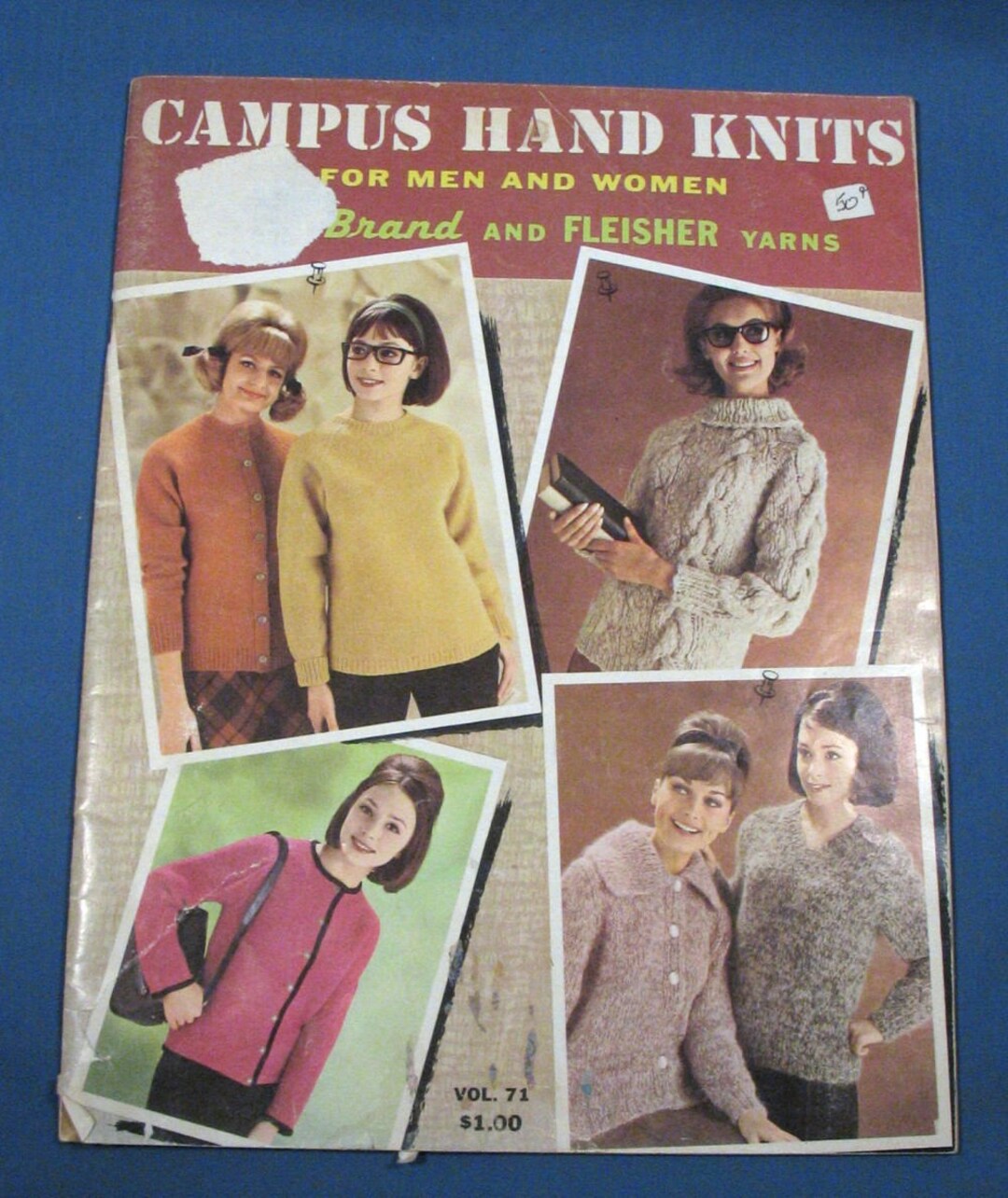 Vintage Campus Hand Knits Book 1963 - Etsy