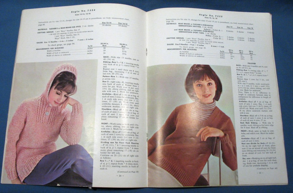 Vintage Campus Hand Knits Book 1963 - Etsy