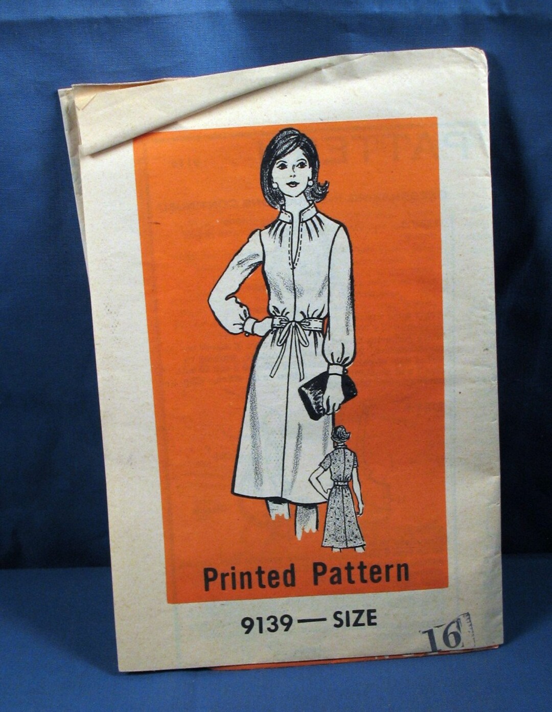 Vintage Sewing Pattern 9139 Misses Dress Size 16 - Etsy