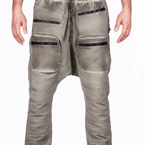 Cargo Pants Cyberpunk Post Apocalyptic Mens Pants Heathen Pants Burning ...