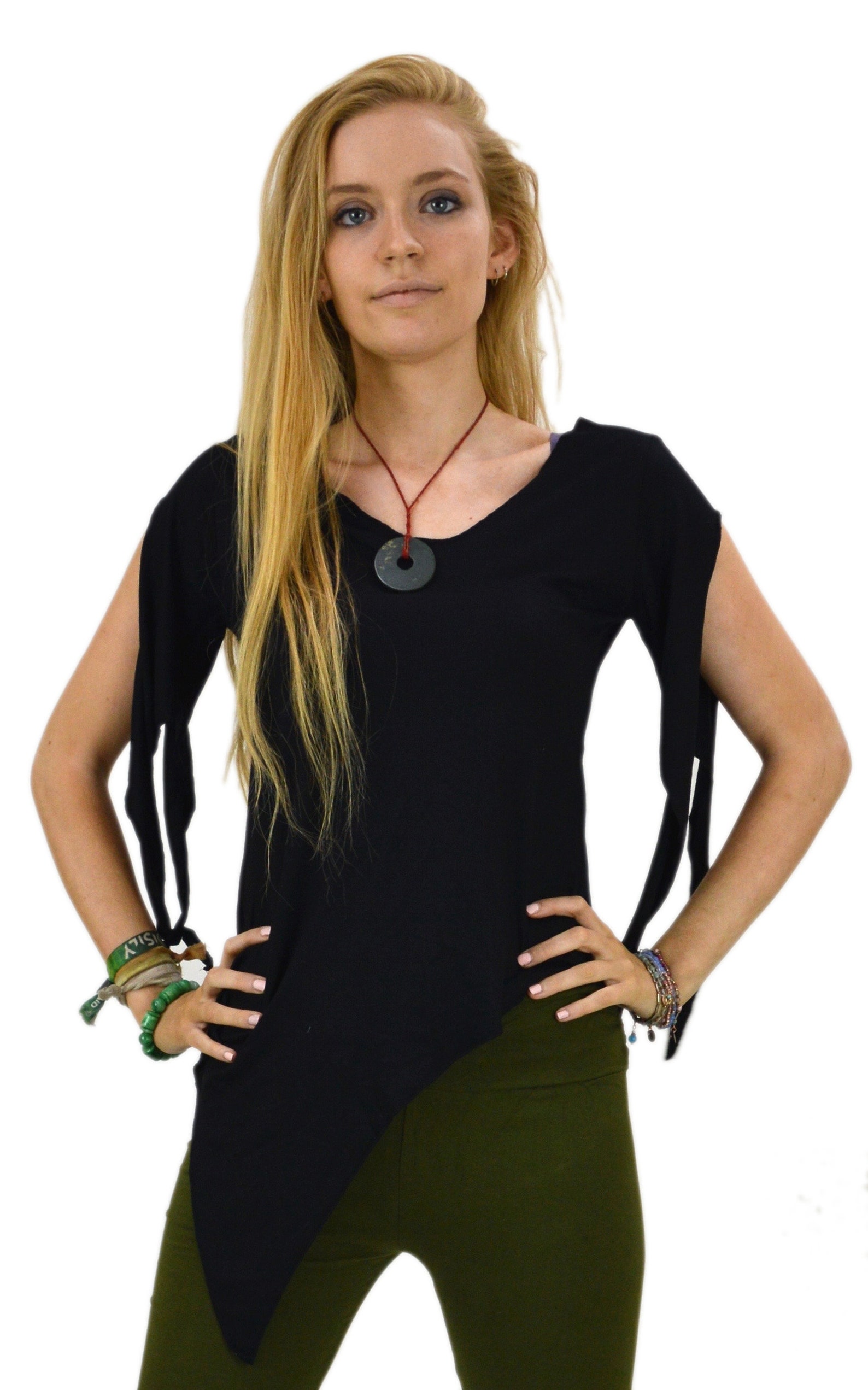 Fairy Goth Top Psy Trance Clothing Medieval Top Asymmetrical - Etsy