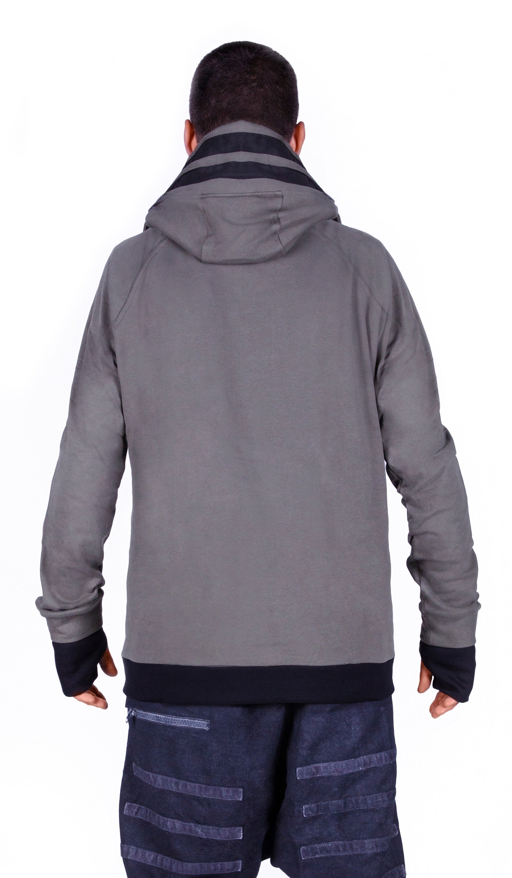 Ninja hoodie Futuristic clothing post apocalyptic clothing | Etsy