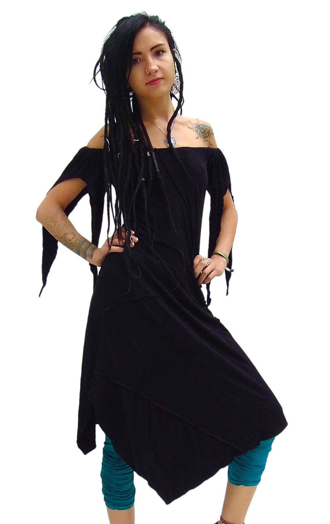 Gothic Dress Pixie Dress Witch Dress Psy Trance Pixie Clothing - Etsy