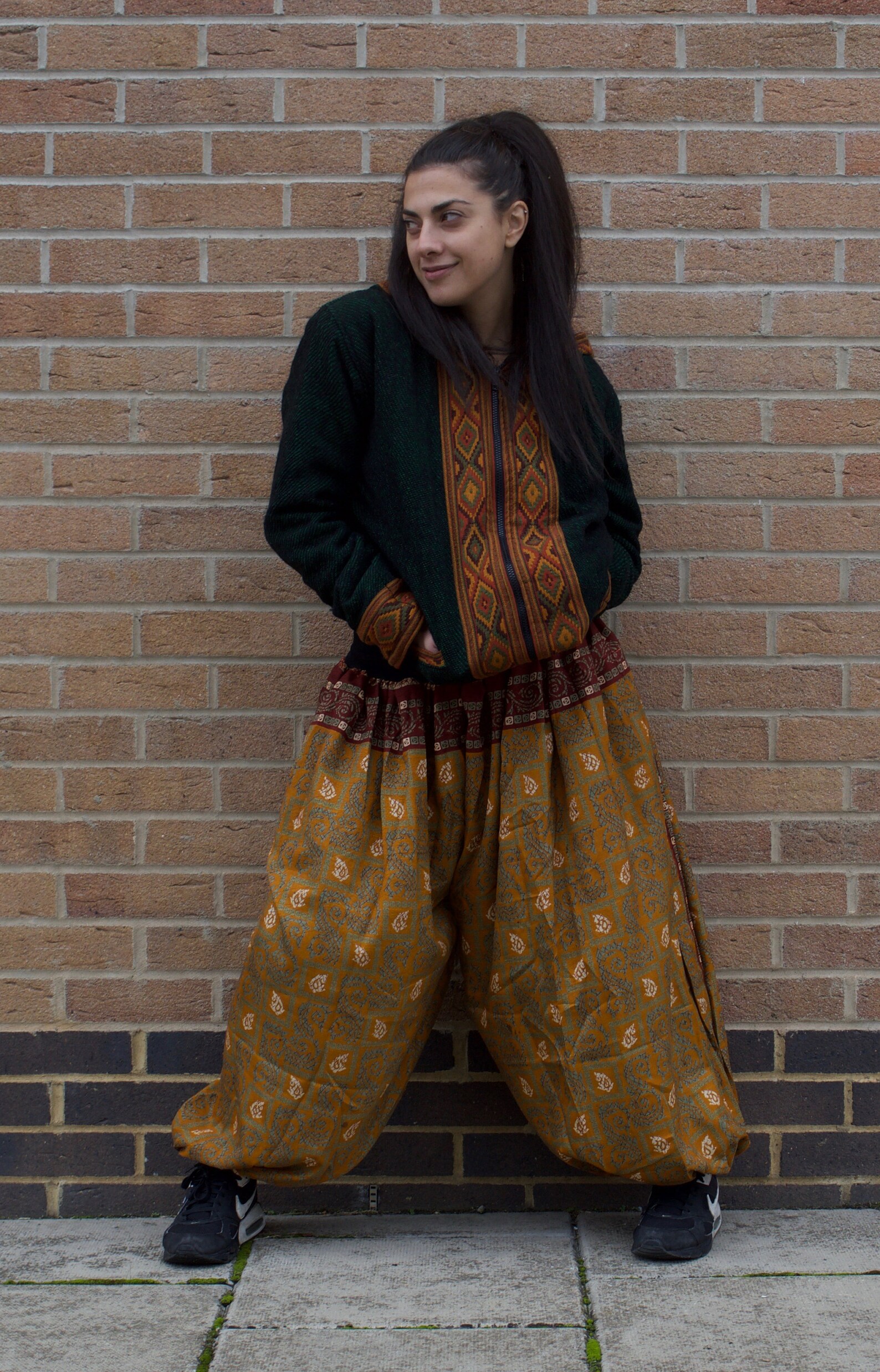 Silk Gypsy Pants Tribal Fusion Pants Silk Boho Pants Funky - Etsy