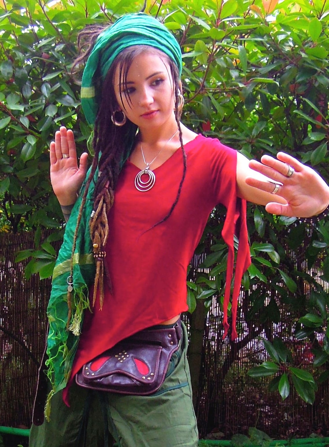 Fairy goth top Psy trance clothing Medieval top Asymmetrical | Etsy