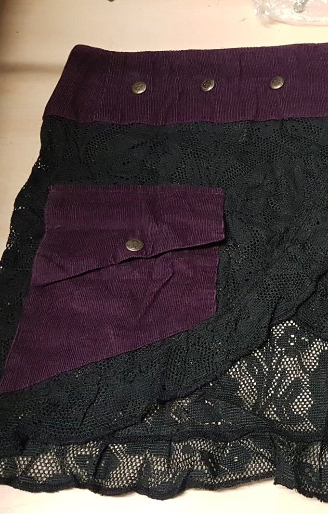 Pixie Skirt Lace Mini Skirt Corduroy Mini Tulle Wrap Pixie Clothing ...