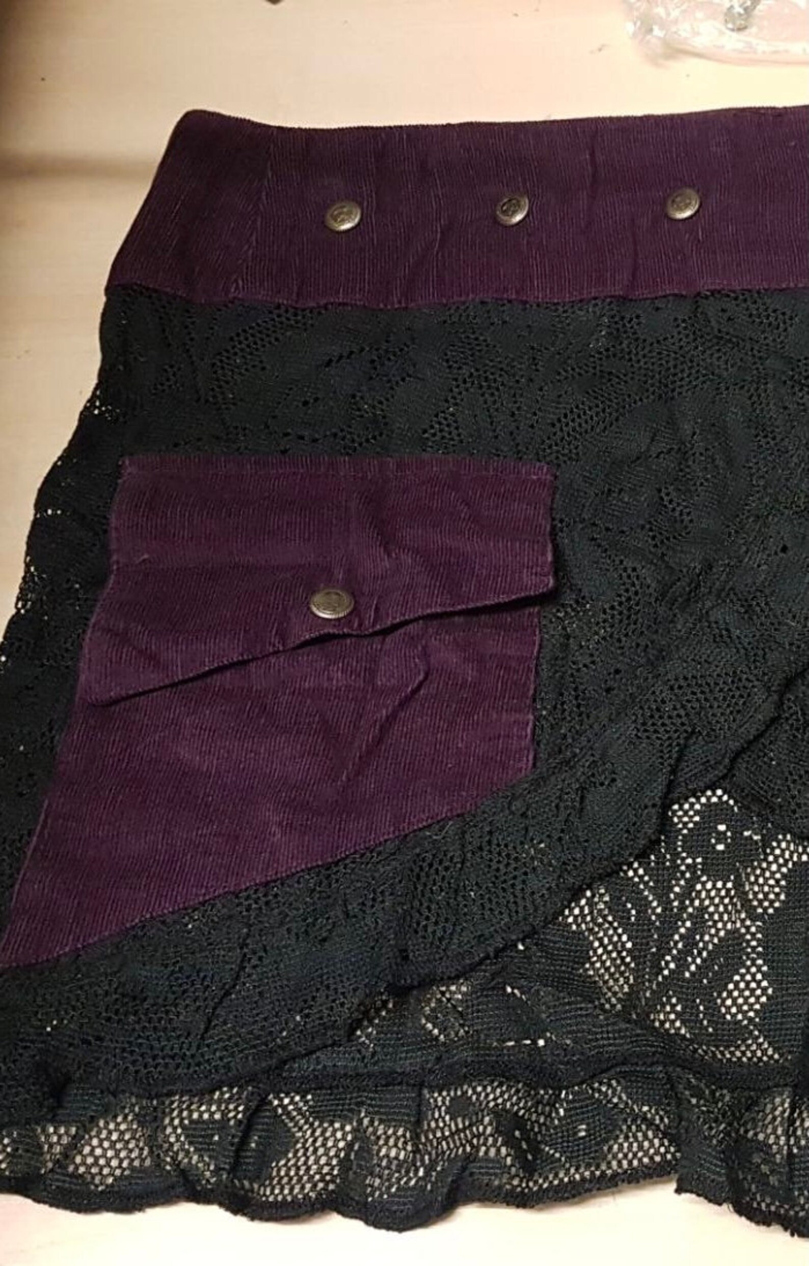 Pixie skirt Lace mini skirt Corduroy mini skirt Tulle skirt | Etsy