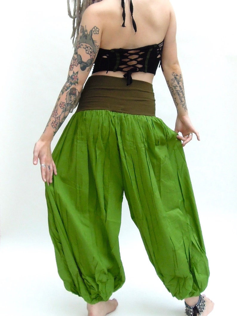 Bohemian Pants Tribal Fusion Pants Cotton Boho Pants Funky Boho Harem ...