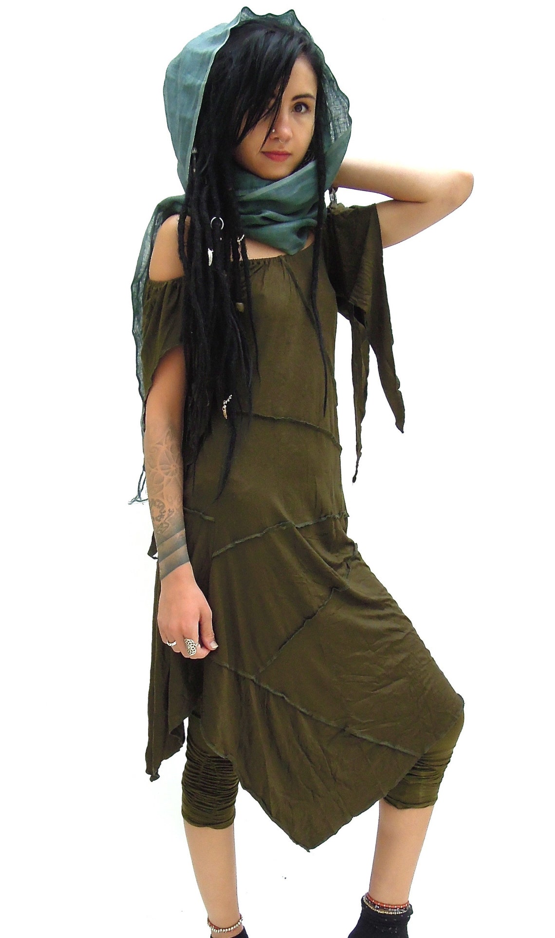 Gothic Dress Pixie Dress Witch Dress Psy Trance Pixie Clothing - Etsy