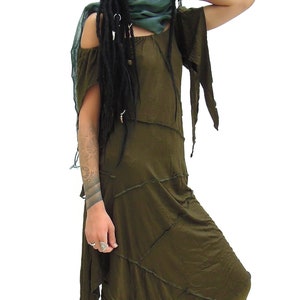 Gothic Dress Pixie Dress Witch Dress Psy Trance Pixie Clothing Hippie ...